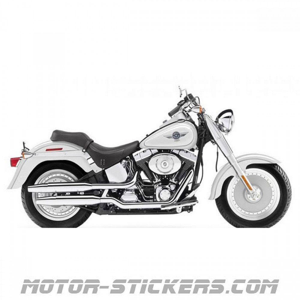 Harley Davidson Fat Boy 2005 decals
