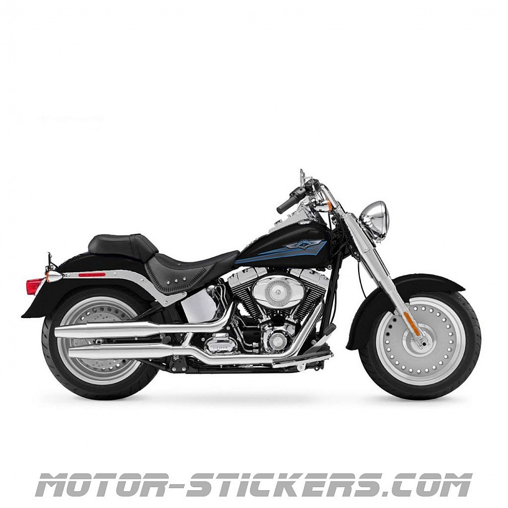 Harley Davidson Fat Boy 2008 autocollants