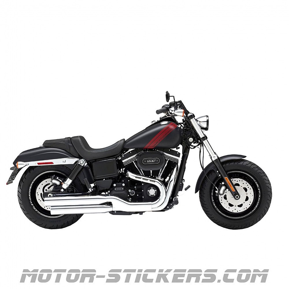 Harley Davidson FXDF Dyna Fat Bob 2014 decals