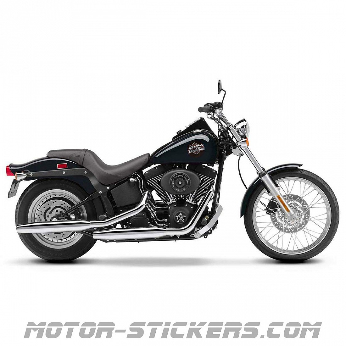 Harley Davidson FXSTB Night Train 2002 decals