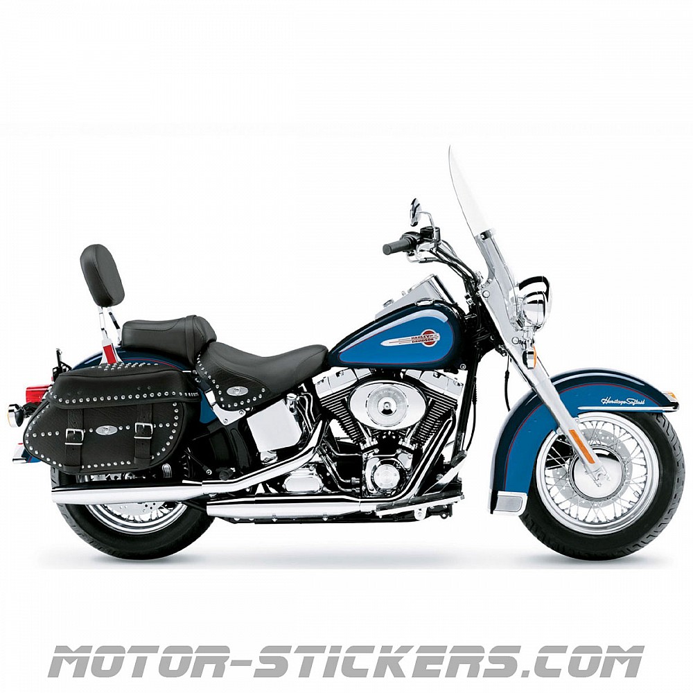 Harley Davidson Heritage Softail Classic 2004 decals