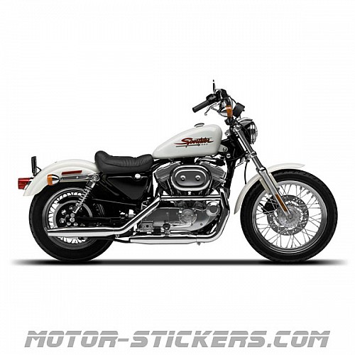 Harley Davidson Hugger 883 decals