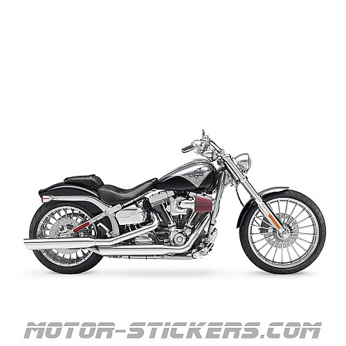 Harley Davidson Softail Breakout decals