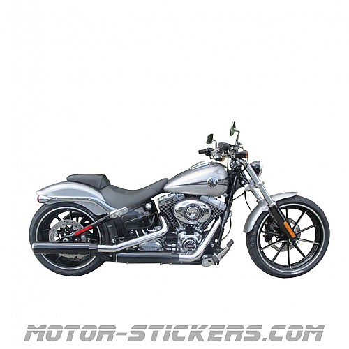 Harley Davidson Softail Breakout decals