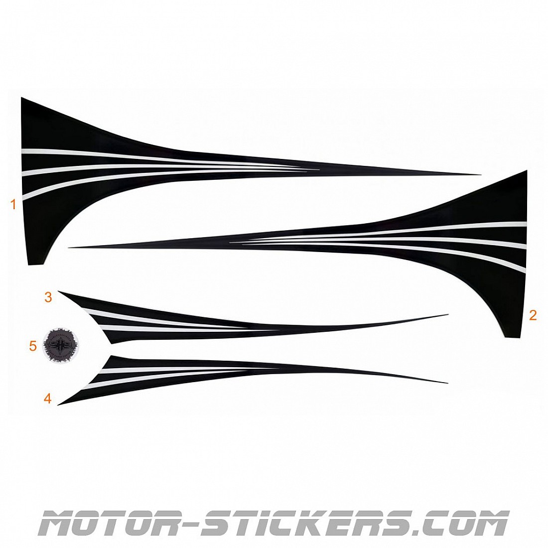 Harley Davidson Softail Breakout FXSB 2014 decals