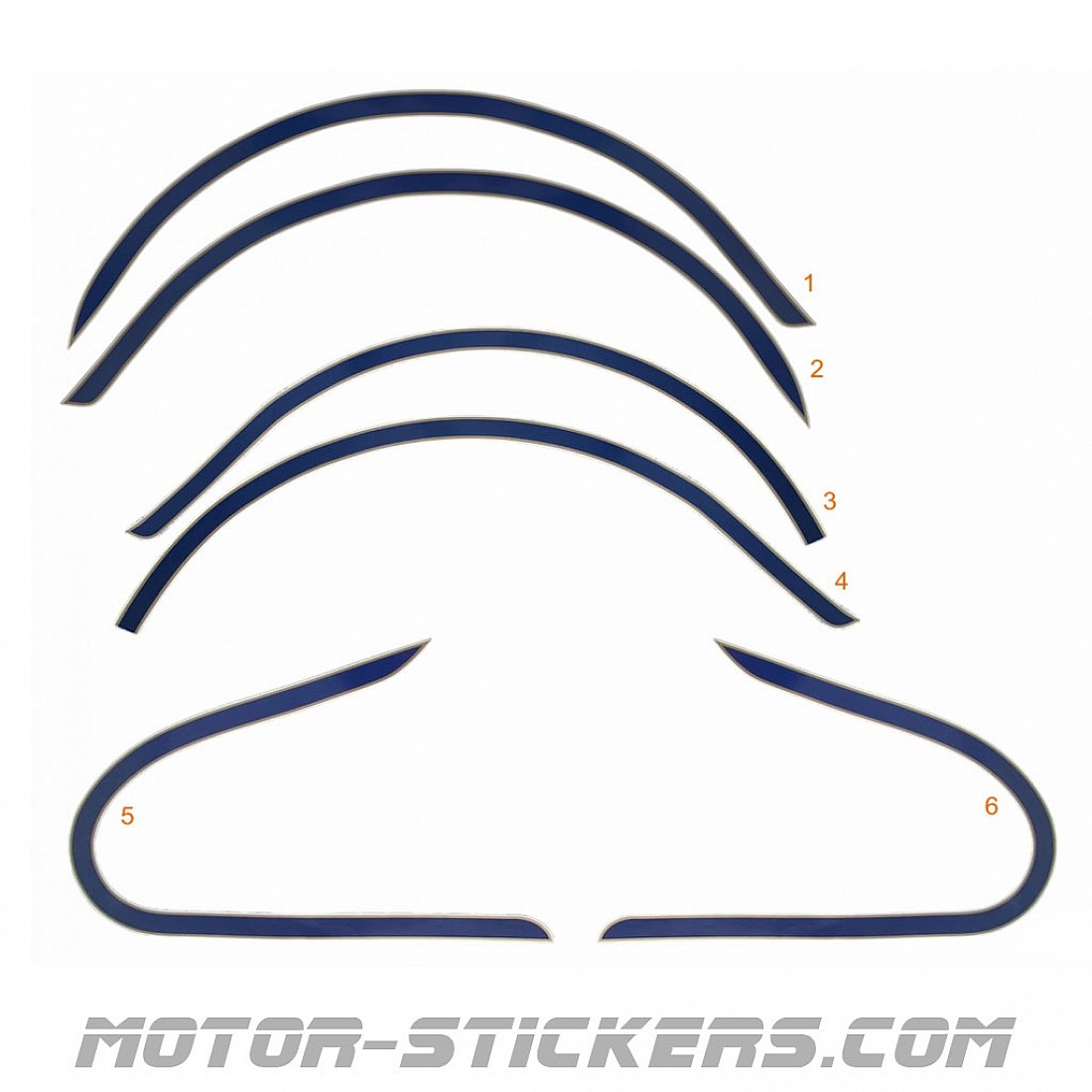 Harley Davidson Softail Classic 1997 decals