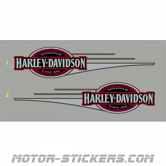 Harley Davidson Softail Classic 2008 decals