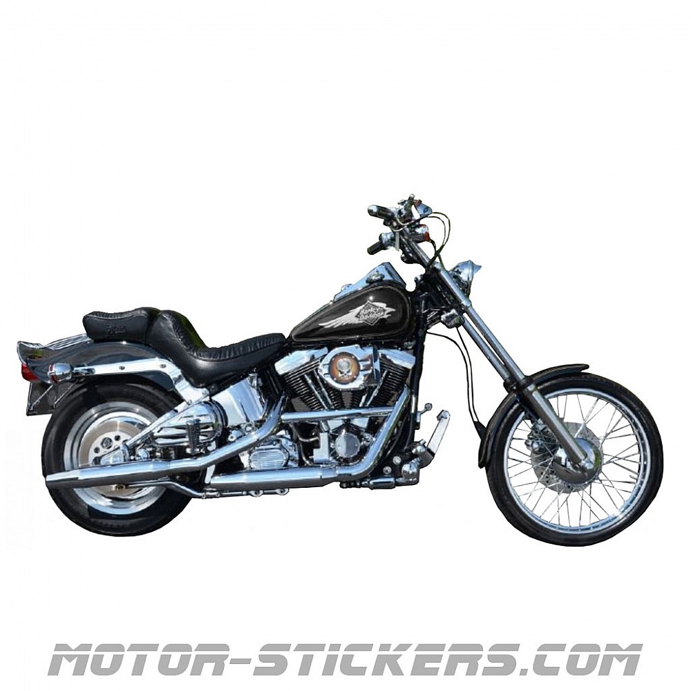 Harley Davidson Softail Custom 1995 decals