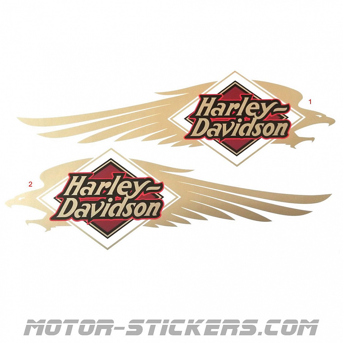Harley Davidson Softail Custom 1995 decals