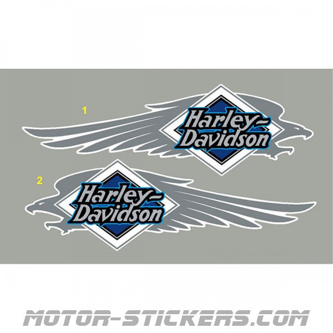 Harley Davidson Softail Custom 1995 decals