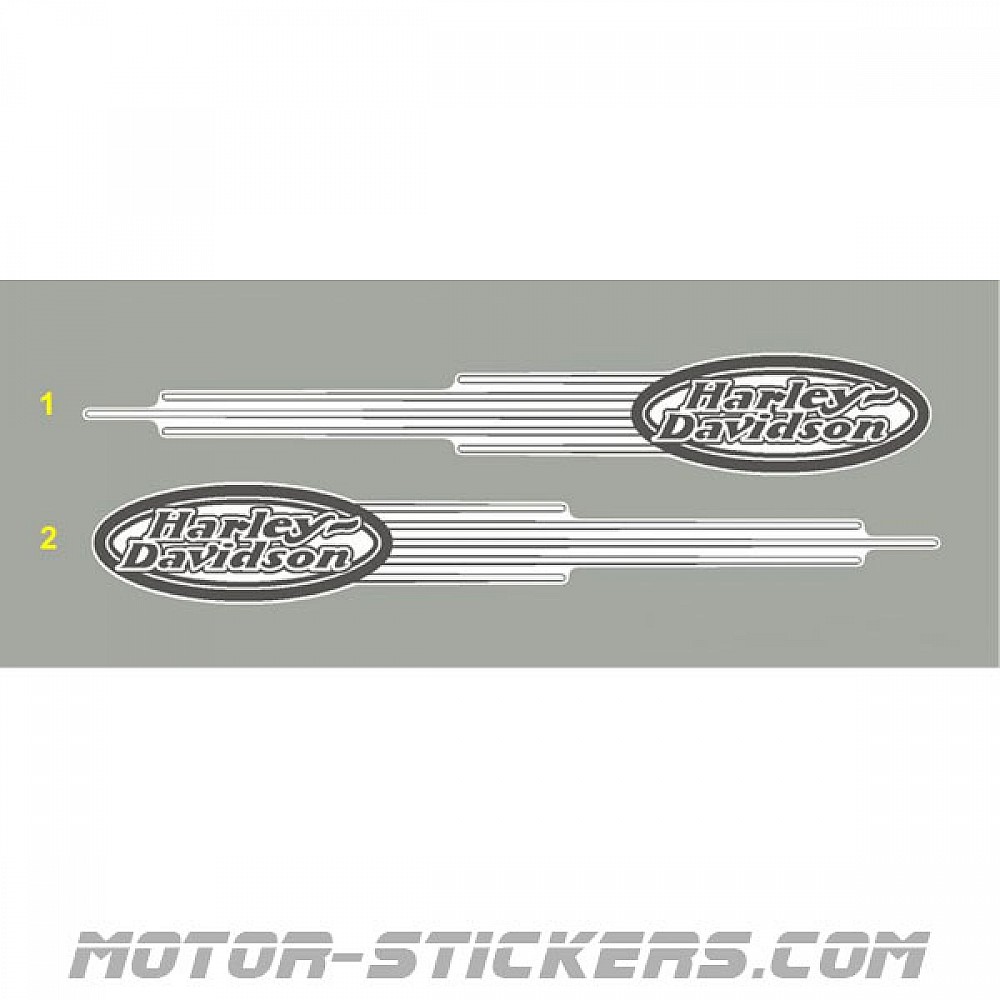 Harley Davidson Softail Custom 2002 decals