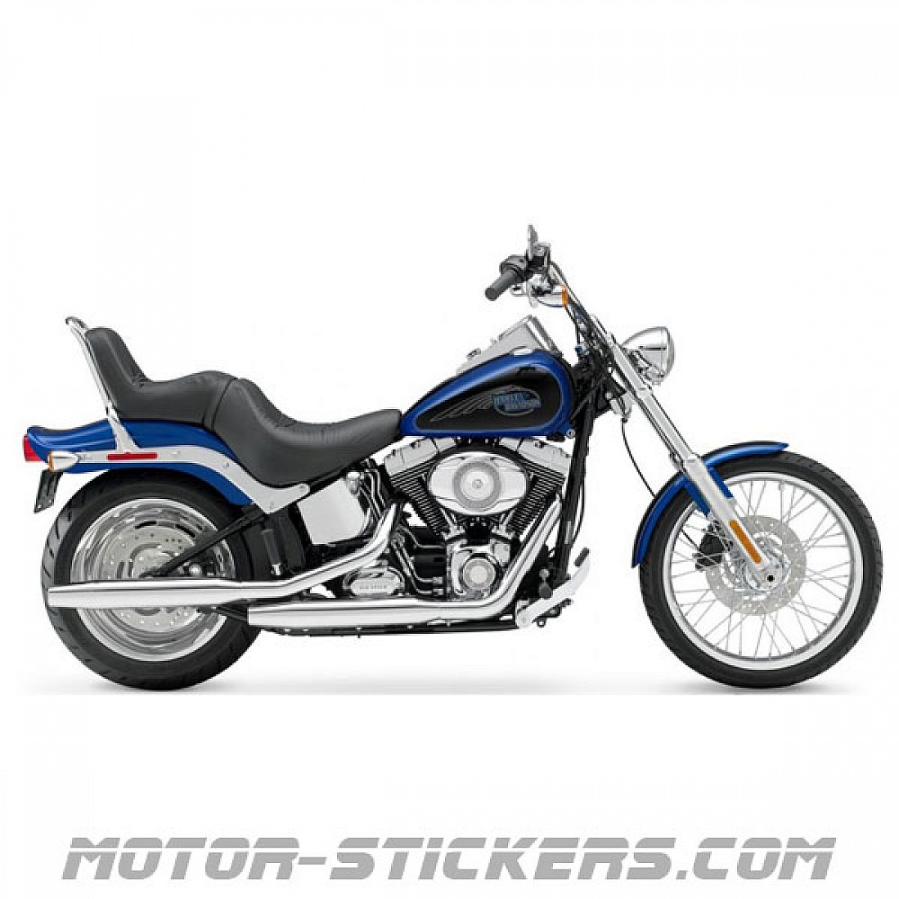 Harley Davidson Softail Custom '07-2008 stickers