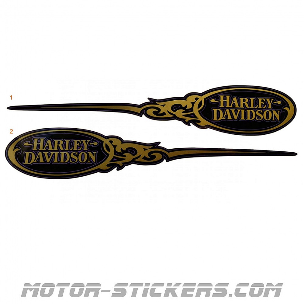 Harley Davidson Softail Deluxe 2009 decals