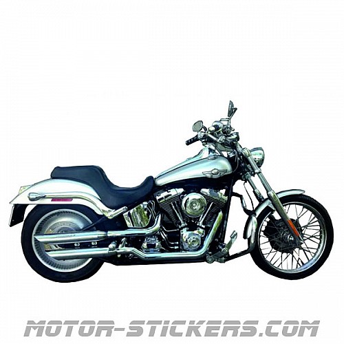 Harley Davidson Softail FXS 1450 Deuce decals