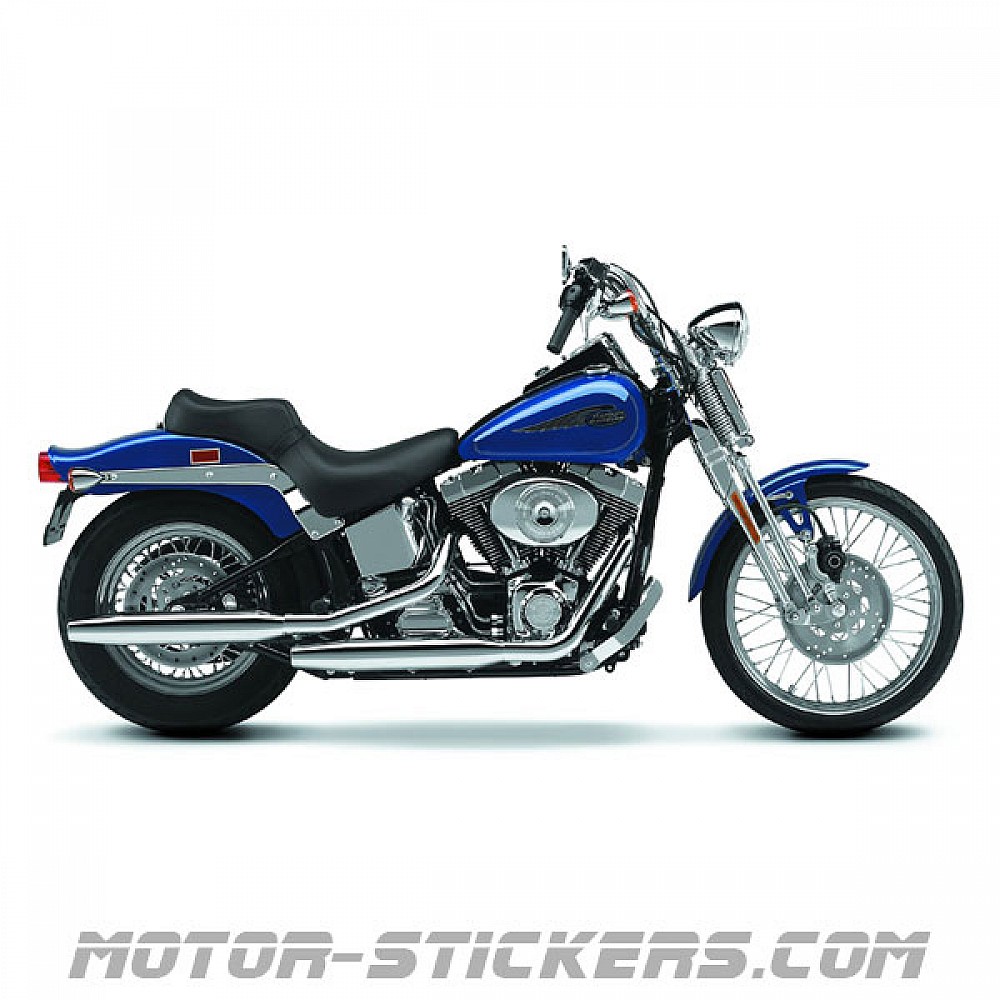 Harley Davidson Softail Springer '01-2002 autocollants
