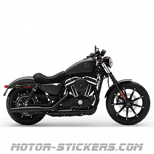 Harley Davidson Sportster 883 Iron decals