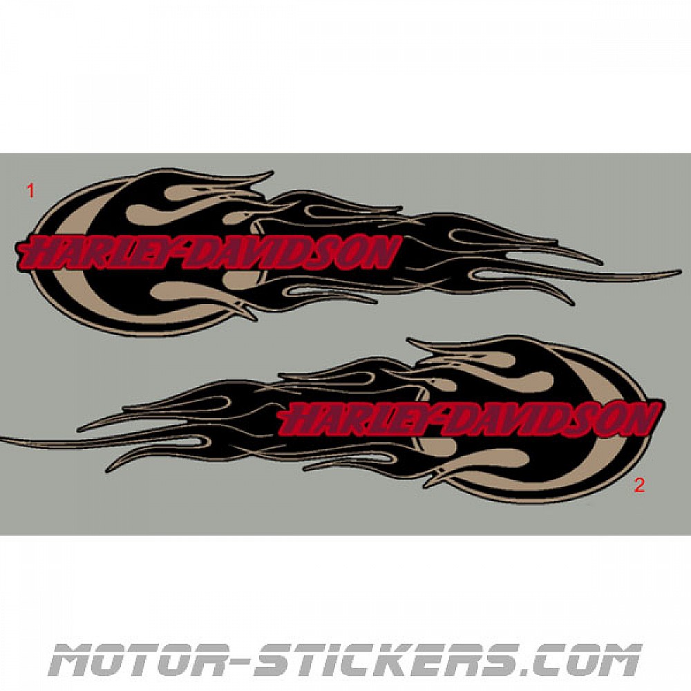 Harley Davidson Wide Glide FXDWG 1998 decals