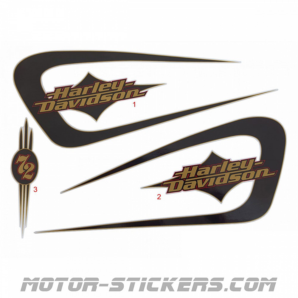 Harley Davidson XL 1200V Sportster Seventy Two 2012 decals