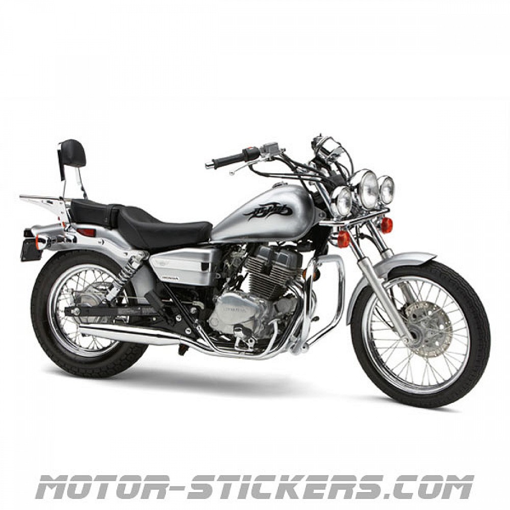 Honda CA 250 Rebel 2008 decals | Quality decals & graphics