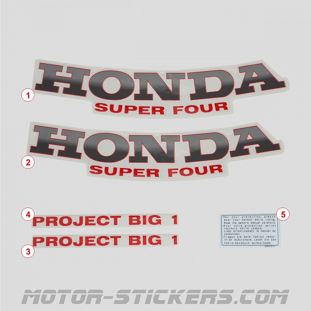 Honda CB 1000F 1996 decals