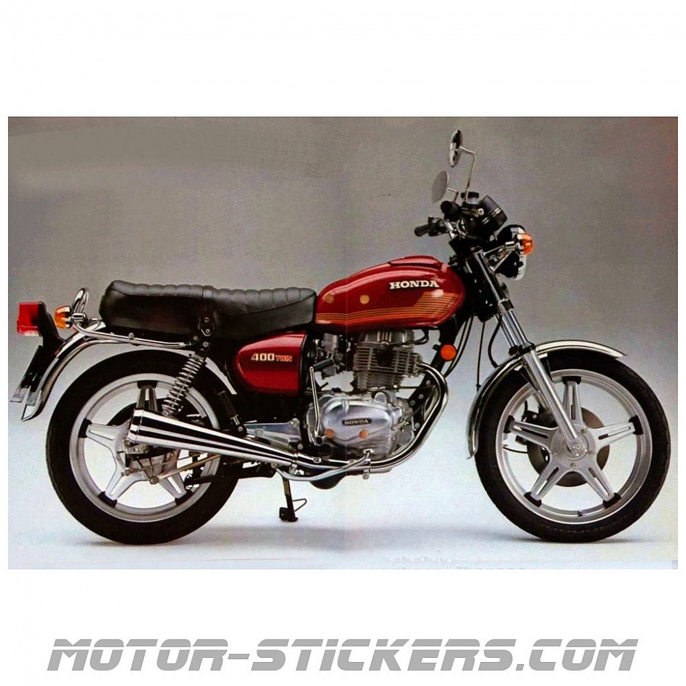 Honda CB 400T Hawk II 1978 pegatinas