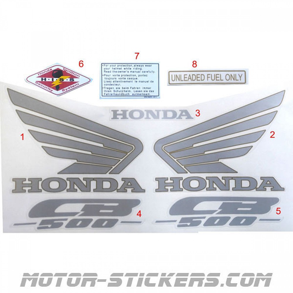 Honda CB 500 '00-2005 decals