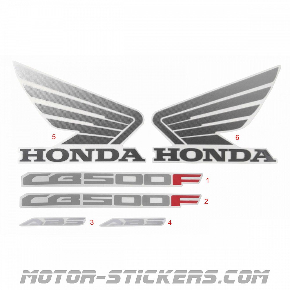 Honda CB 500F 2012 decals