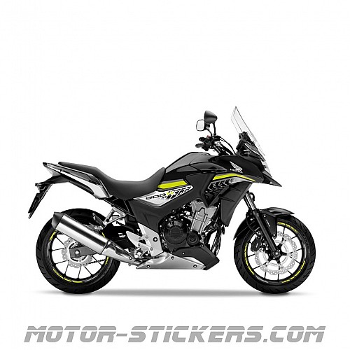 Honda CB 500X 2016 decals