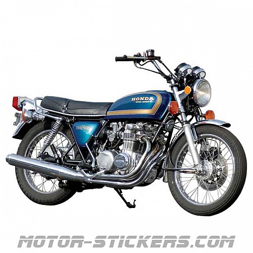 Honda CB 550 Super Sport 1977 decals