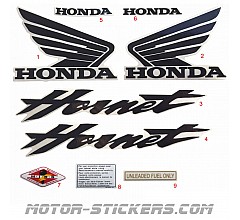 Honda CB 600F Hornet 03-2004 decals