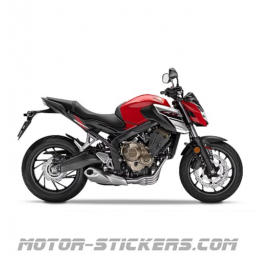 Honda CB 650F 2018 decals