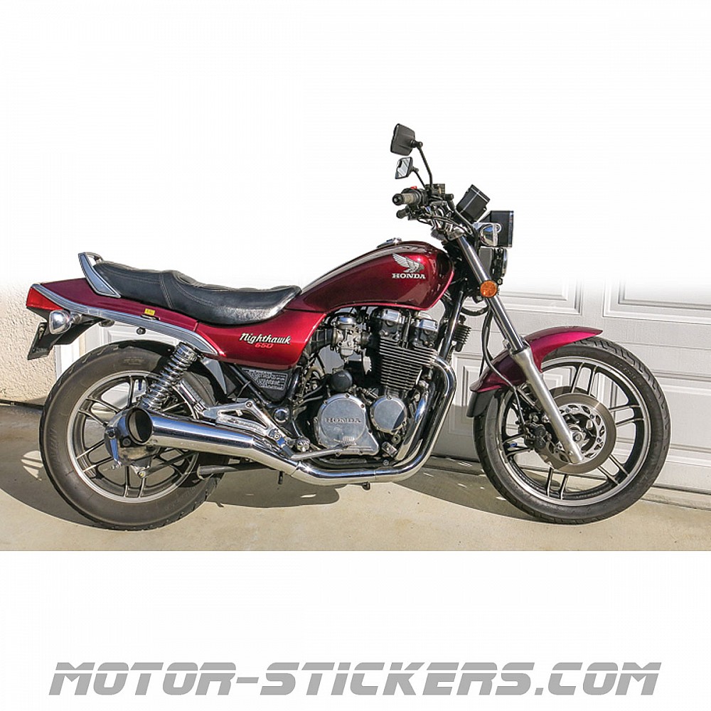 Honda CB 650 Nighthawk 1985 decals