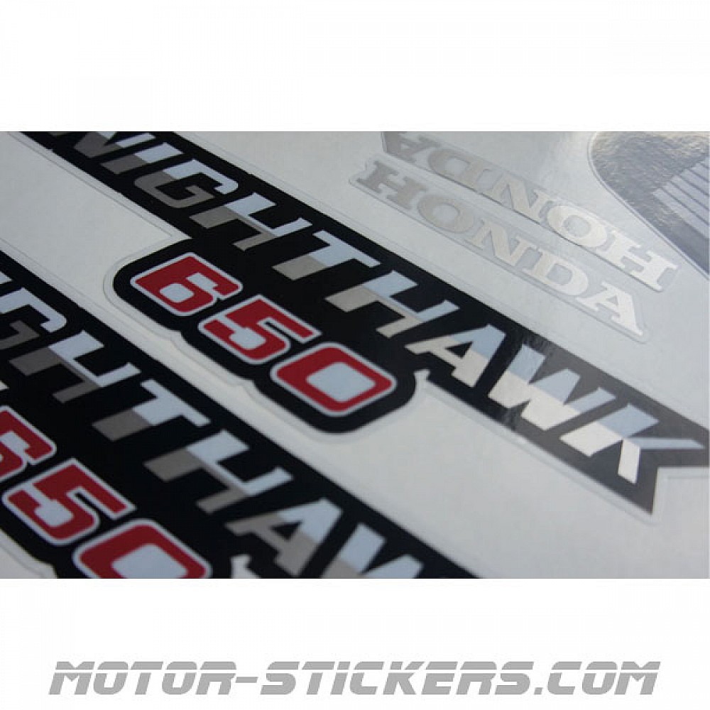 Honda CB 650 Nighthawk 1985 decals