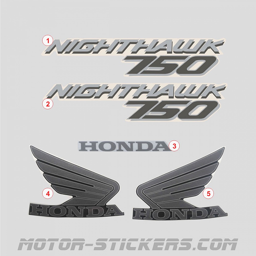 Honda CB 750 Nighthawk 1999 decals
