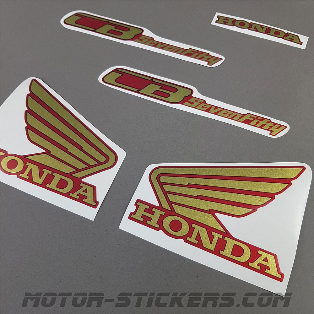 Honda CB 750 Seven fifty 1992-1993 decals