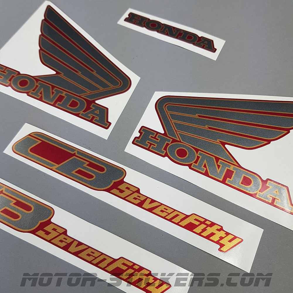 Honda CB 750 Seven fifty 1997 decals