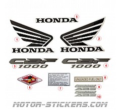 Honda CBF 1000S 2008 decals