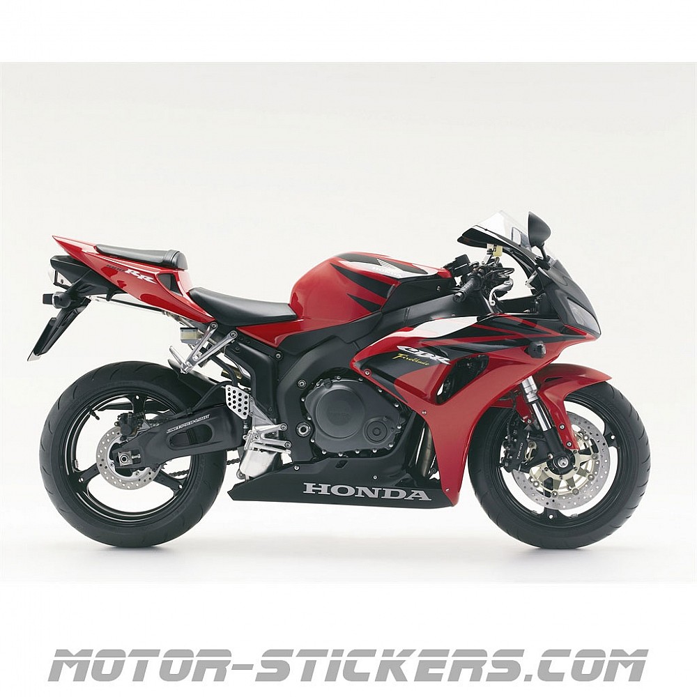Honda CBR 1000RR Fireblade 2006 decals