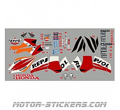 Honda CBR 1000RR Repsol '06-2007 decals