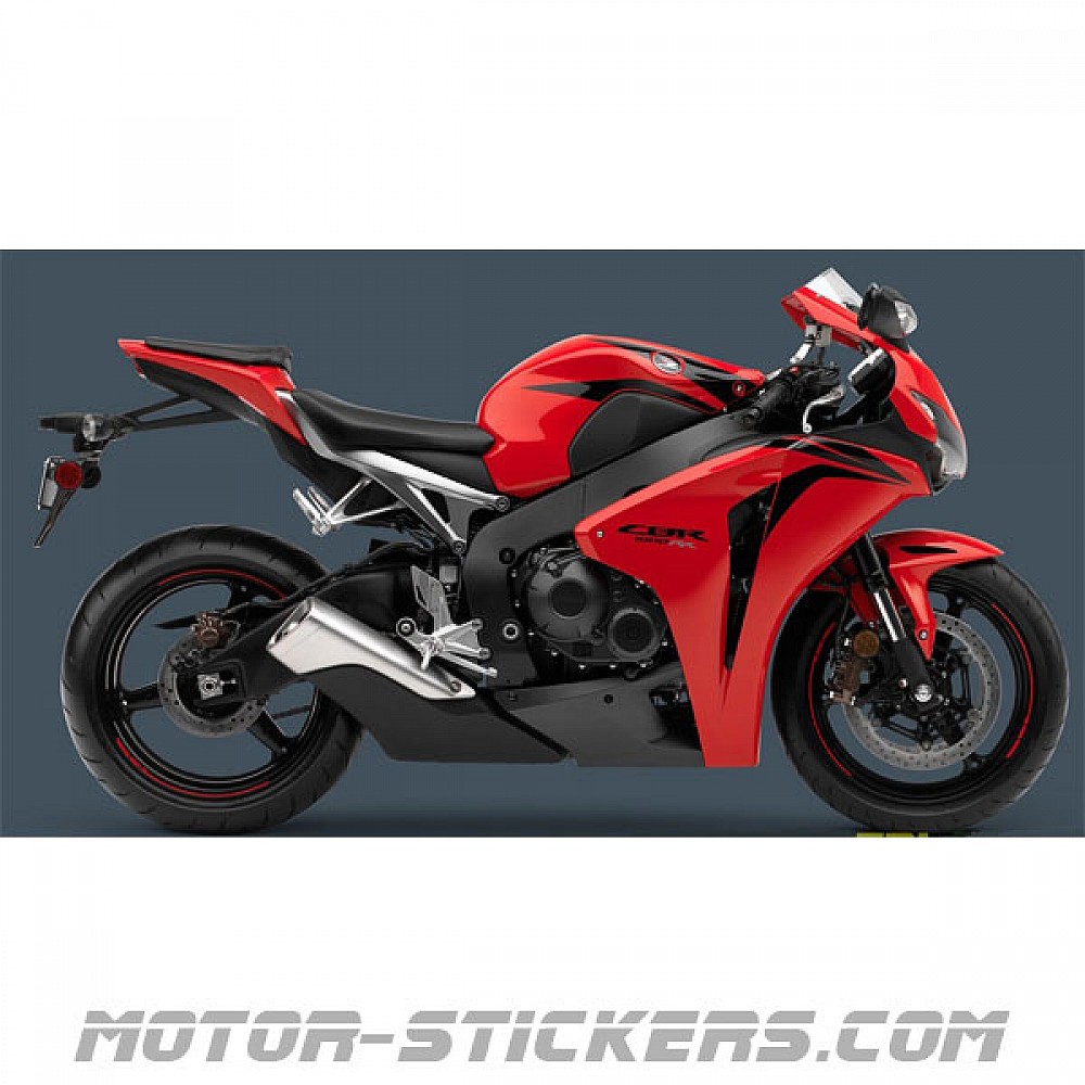 Honda CBR 1000RR 2009 decals