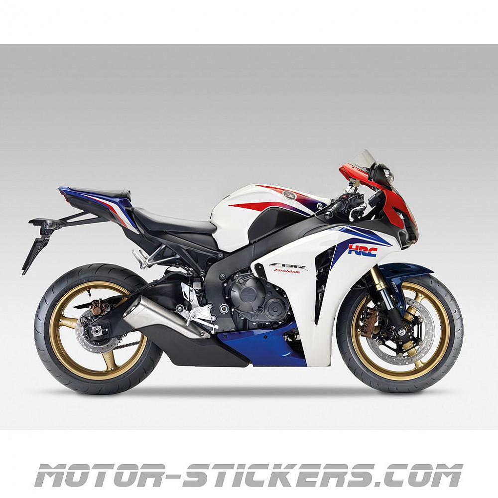 Honda CBR 1000RR Fireblade HRC 2009 decals