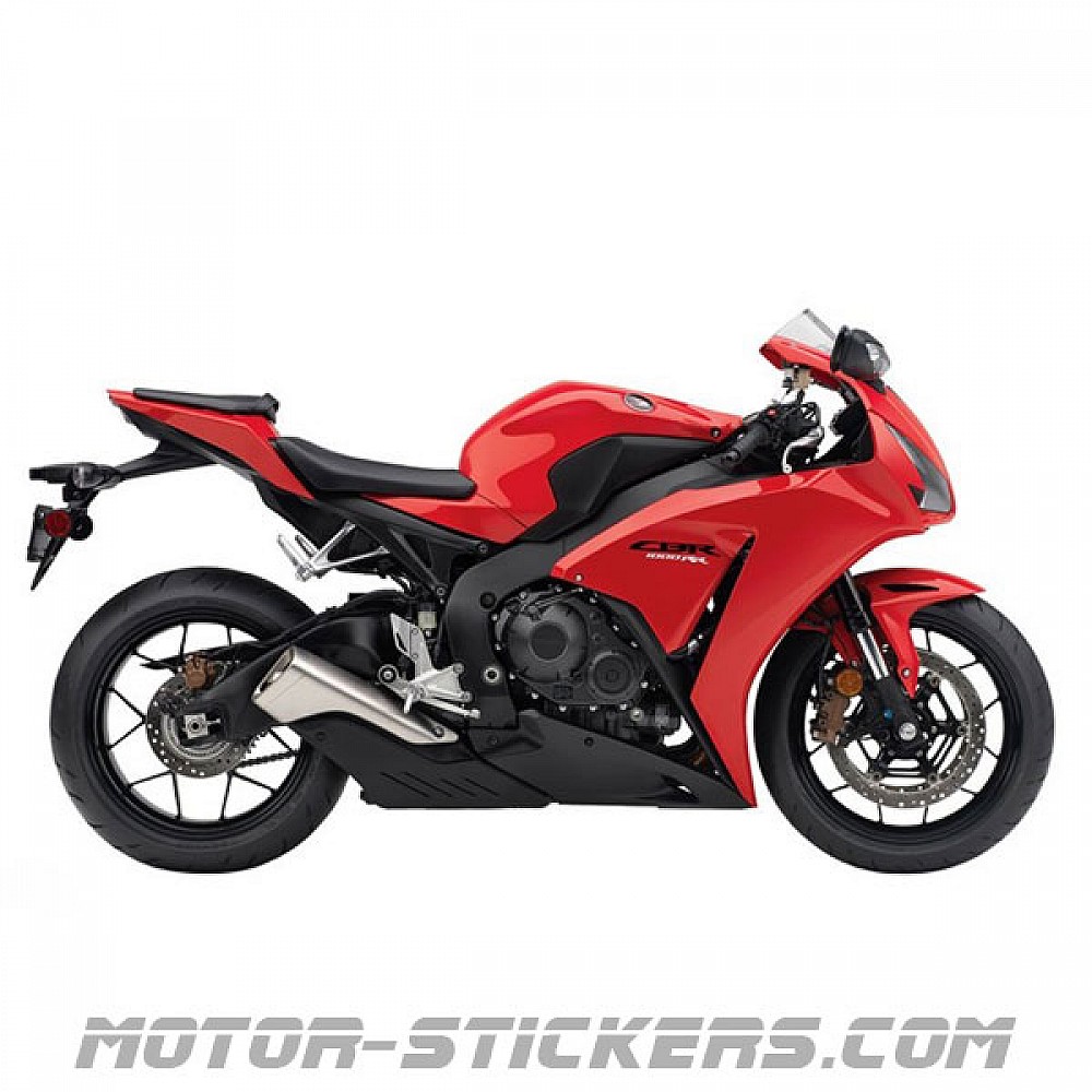 Honda CBR 1000RR 2012 decals
