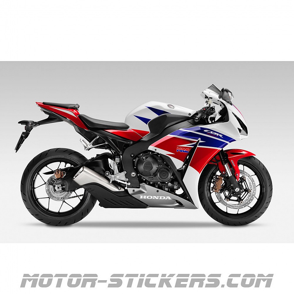 Honda CBR 1000RR Fireblade HRC Tricolor 2014 decals