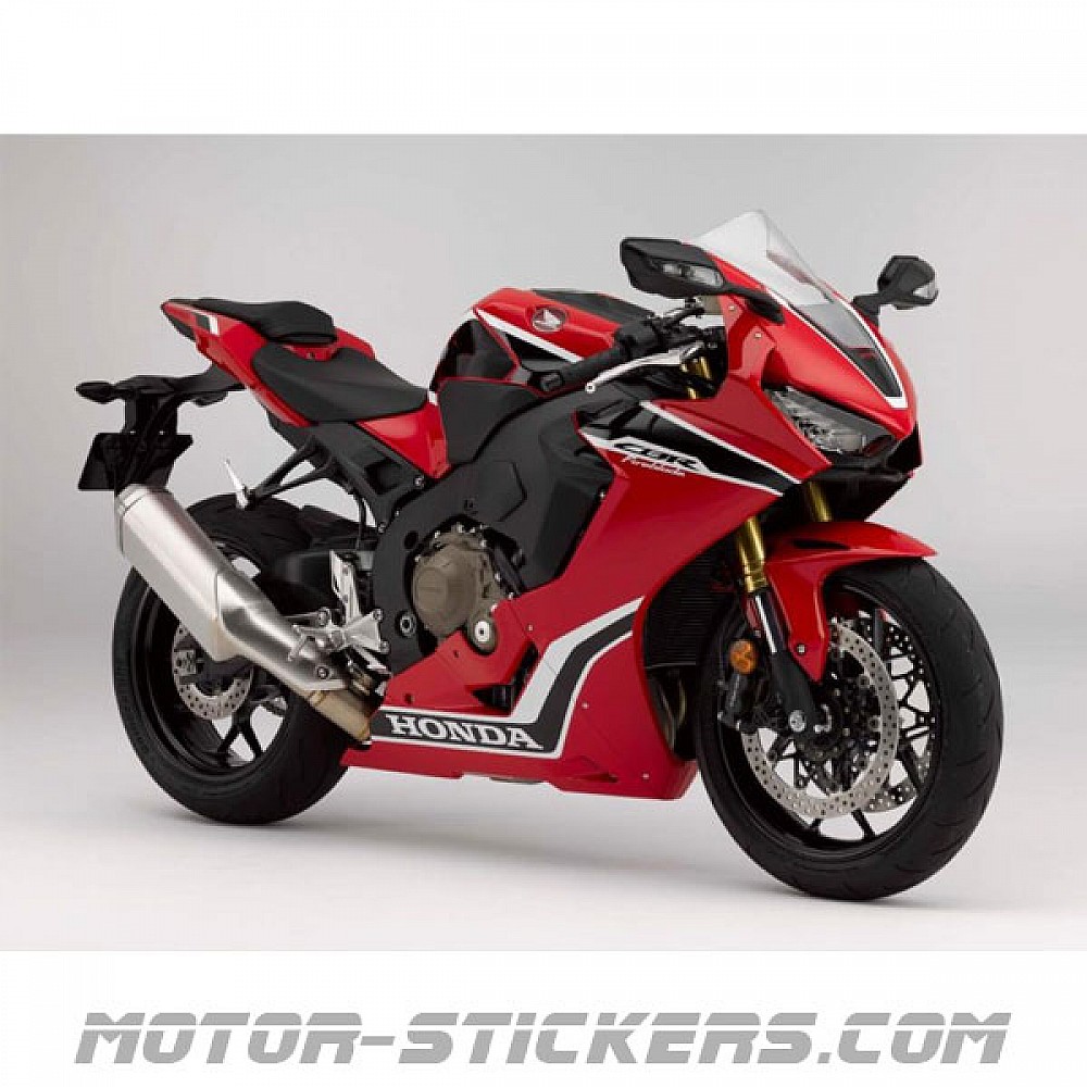 Honda CBR 1000RR Fireblade 2017 decals