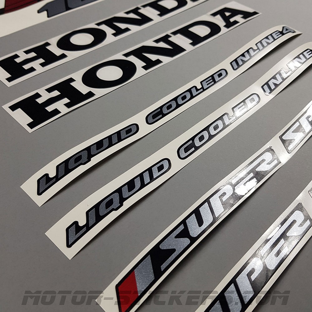 Honda CBR 1000F 1987 decals