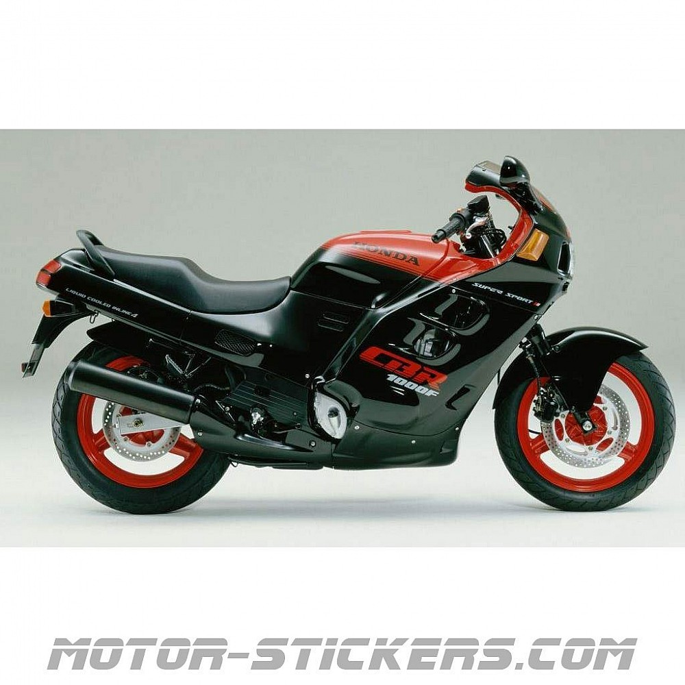 Honda CBR 1000F 1987 decals