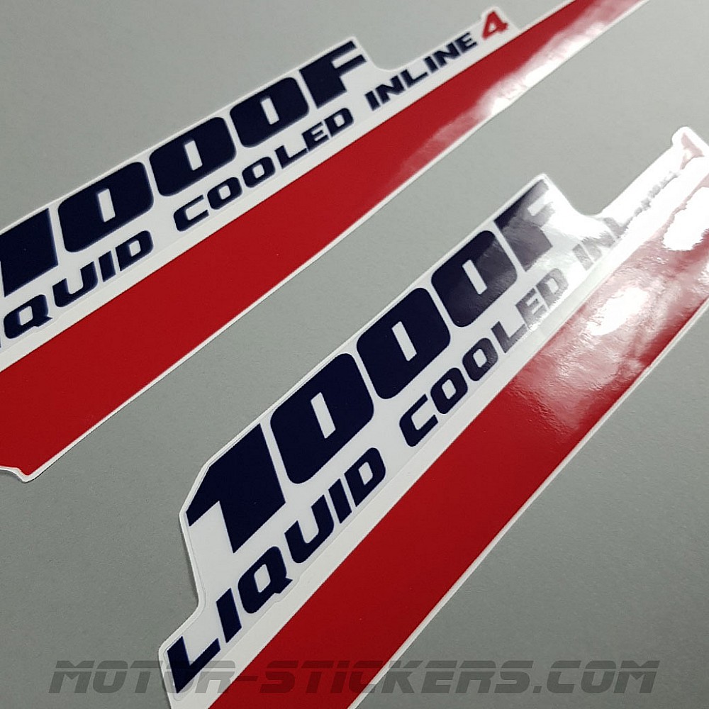 Honda CBR 1000F 1988 decals