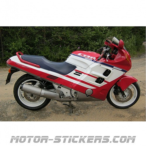 Honda CBR 1000F 1989 decals
