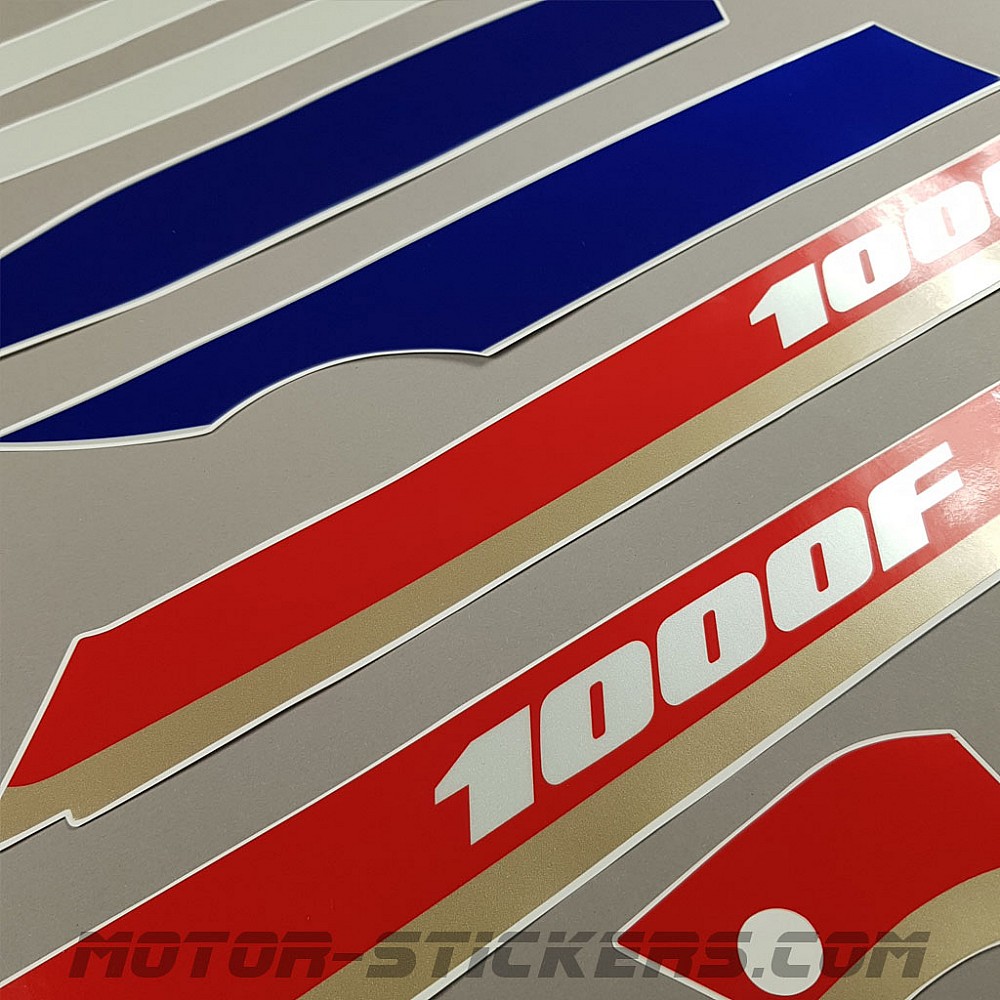 Honda CBR 1000F 1989 decals