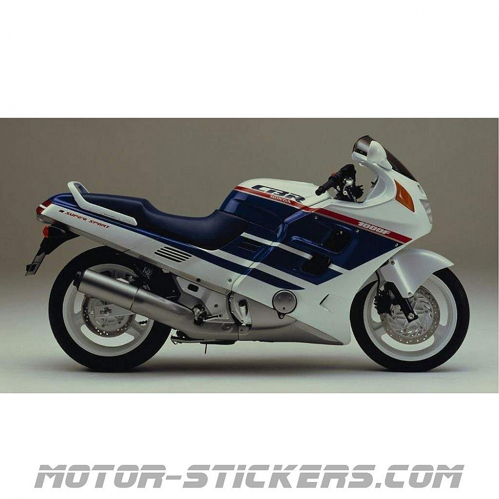 Honda CBR 1000F 1989 decals